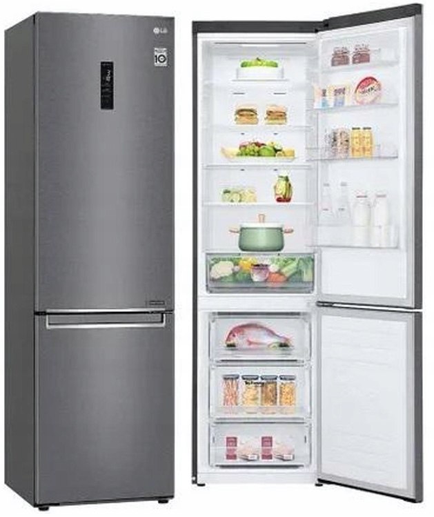 LODÓWKA LG GBP32DSKZN SZARA 203 CM NO FROST - Nobilandia